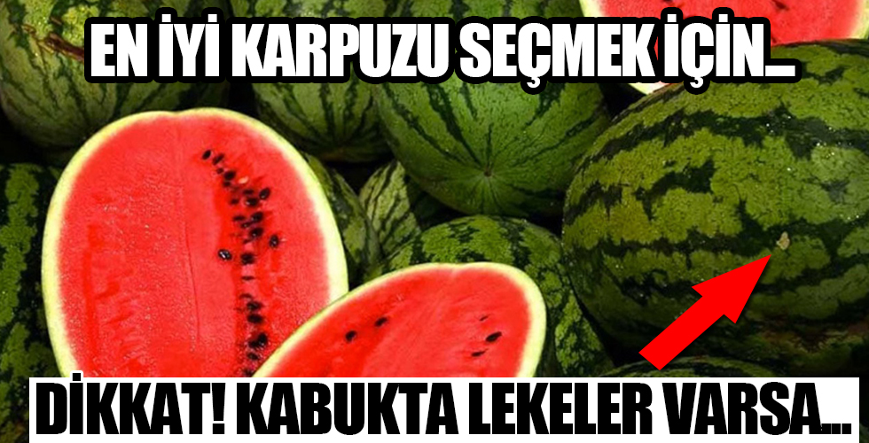 İyi Karpuz Nasıl Seçilir? İyi Karpuz Nasıl Seçilir?
