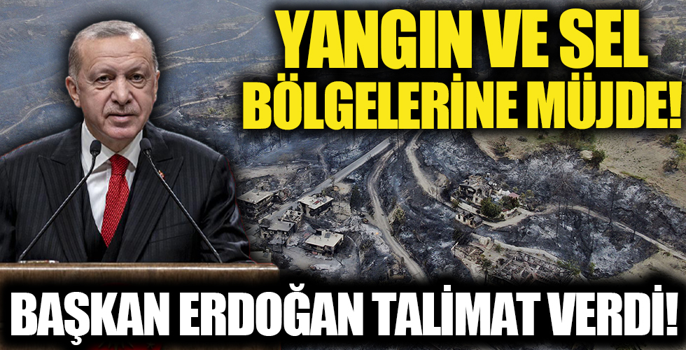 Başkan Recep Tayyip Erdoğan talimatı verdi! Sel bölgesinde ilk ihale 31 ... Başkan Recep Tayyip Erdoğan talimatı verdi! Sel bölgesinde ilk ihale 31 ...