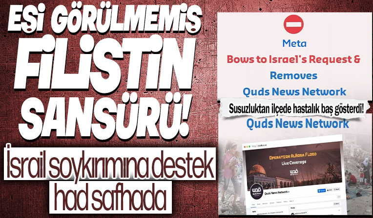 Sosyal medya sansürü başladı! İsrail’in Gazze soykırımına akılalmaz ... Sosyal medya sansürü başladı! İsrail’in Gazze soykırımına akılalmaz ...