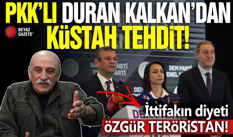 PKK elebaşı Duran Kalkan'dan küstah tehdit! 'Özgür teröristan' isteyip 'AK Parti kesin yenilmeli ...
